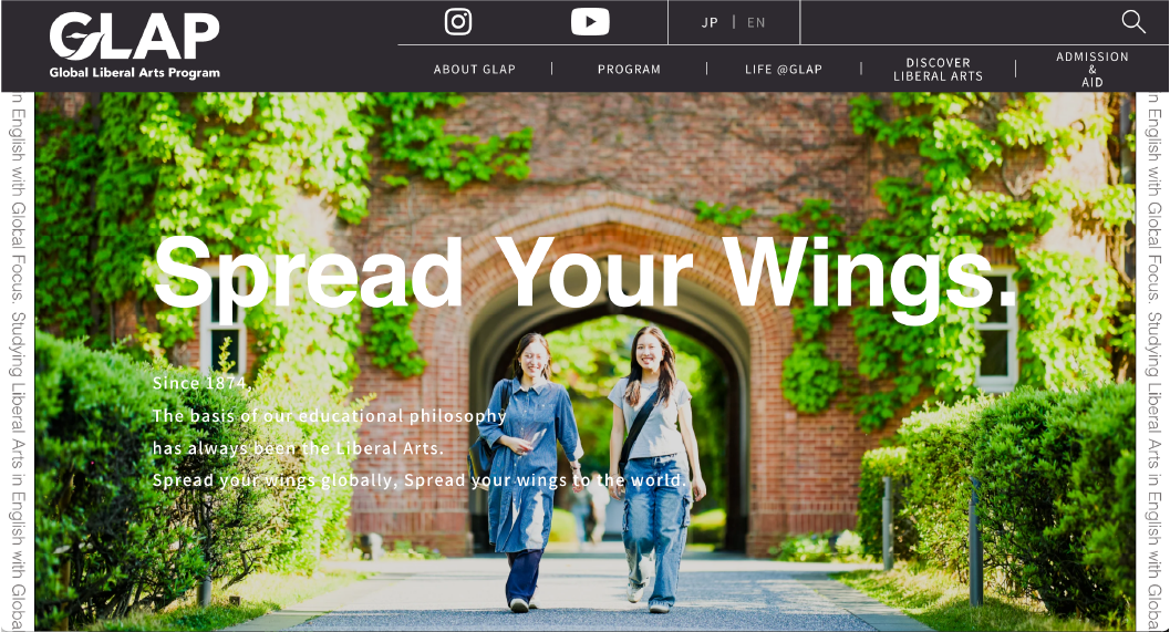 DISCOVER LIBERAL ARTS | Global Liberal Arts Program (GLAP)公式サイト